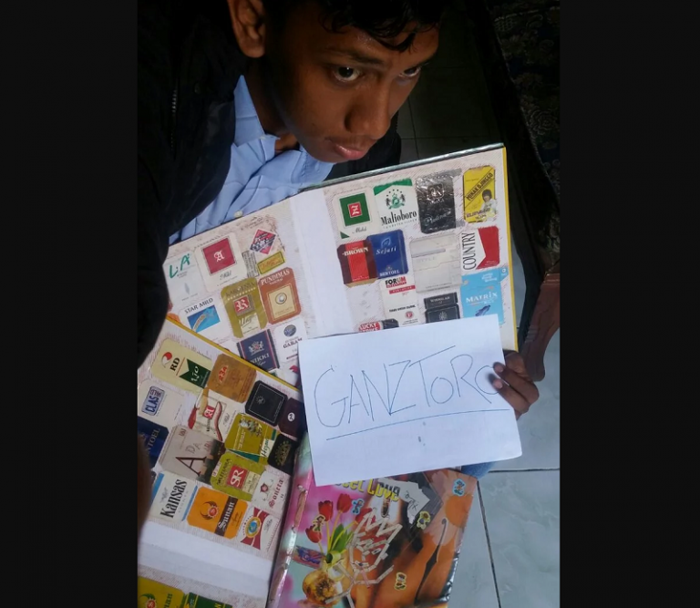 GanzToro, Kaskuser yang Hobi Mengoleksi Bungkus Rokok – Bungkus Rokok